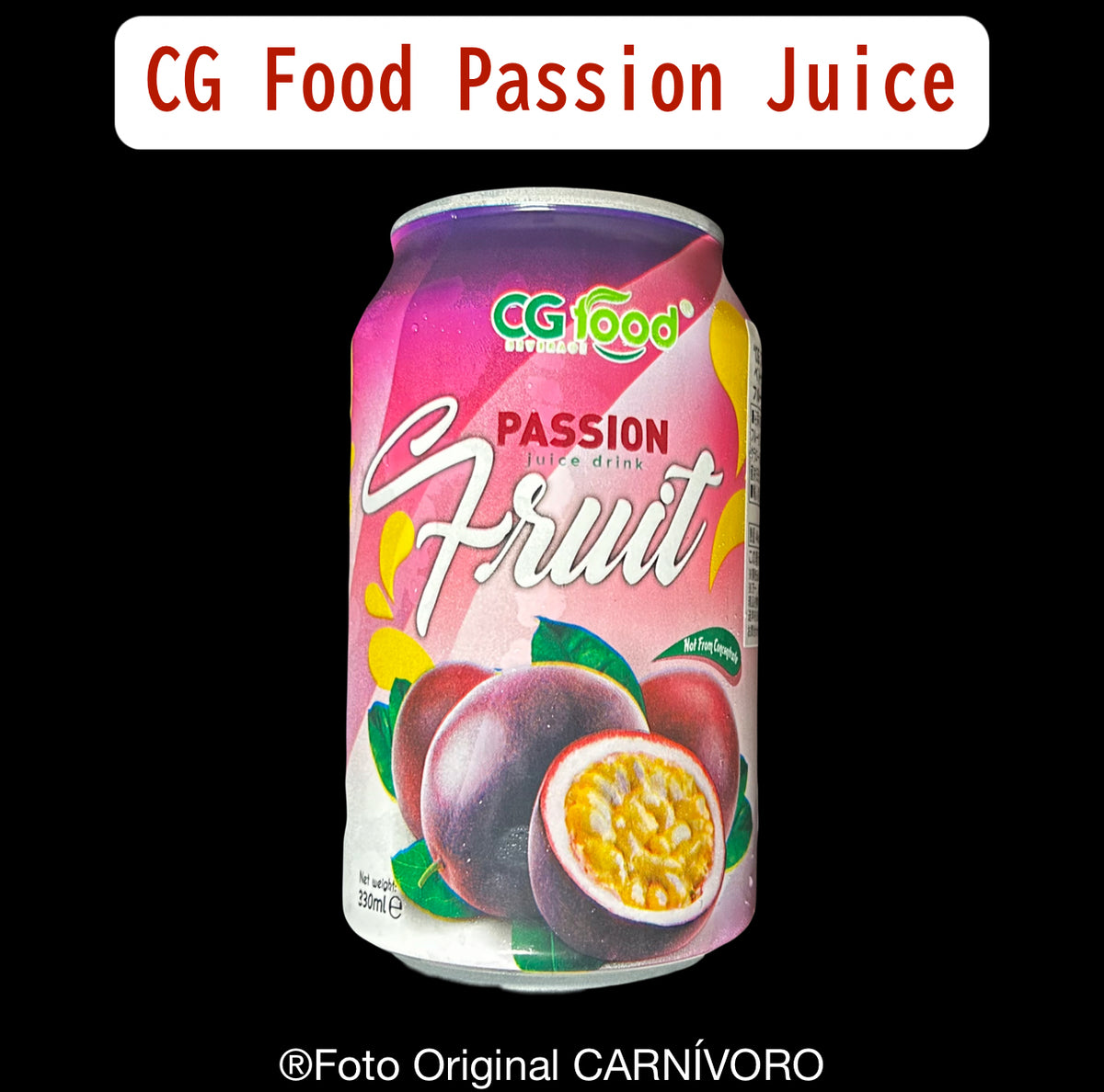 CG Food Passion Juice 330ml /Preço com imposto de 8% incluso – Boutique ...