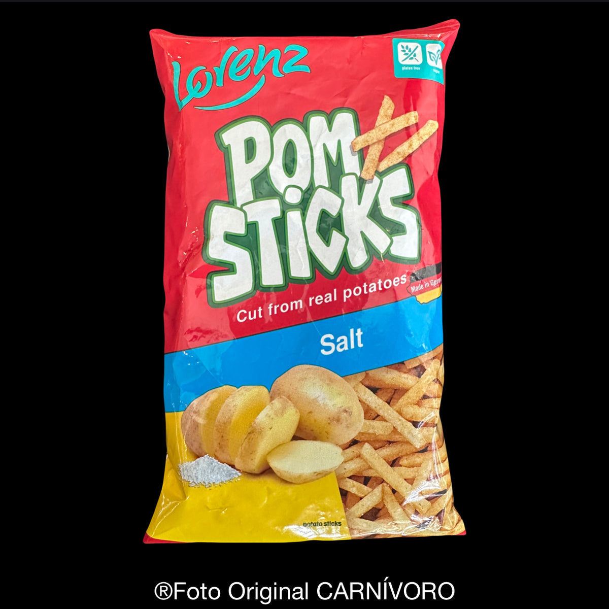 ポテトスティック Batata Sal Pom Sticks Lorenz 60g /Preço com imposto de 8% inc ...