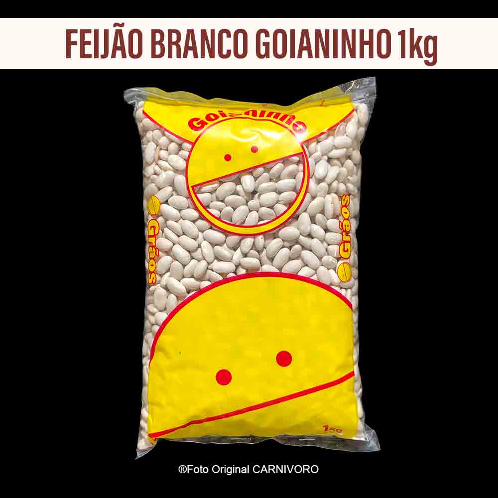 豆(白) Feijão Branco Goianinho 1kg /Preço com imposto de 8% incluso ...